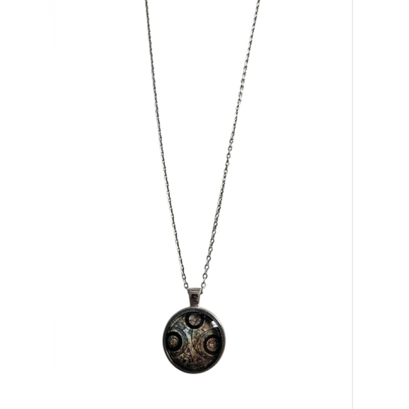 Jewelry | Dr Who Timelord Seal Silver Pendant Necklace | Poshmark